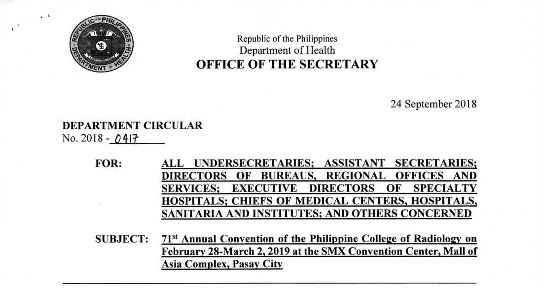 PCR Convention Committee – The Philippine College of Radiology